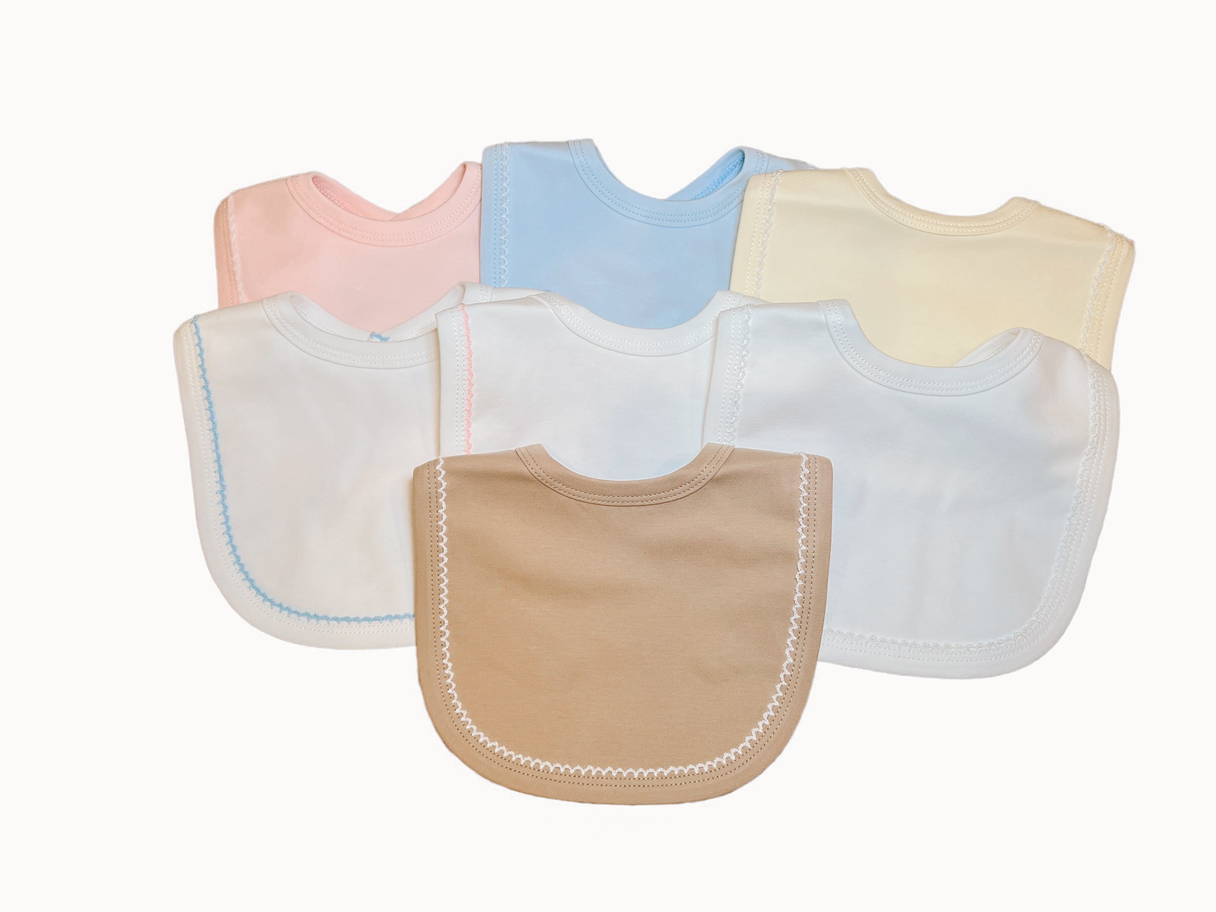 Bibs - Picot Trimmed – Southern Proper Blanks