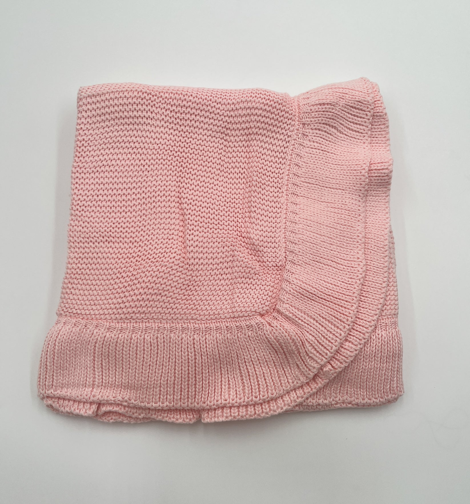 Blanket - Knitted Ruffle Edge – Southern Proper Blanks