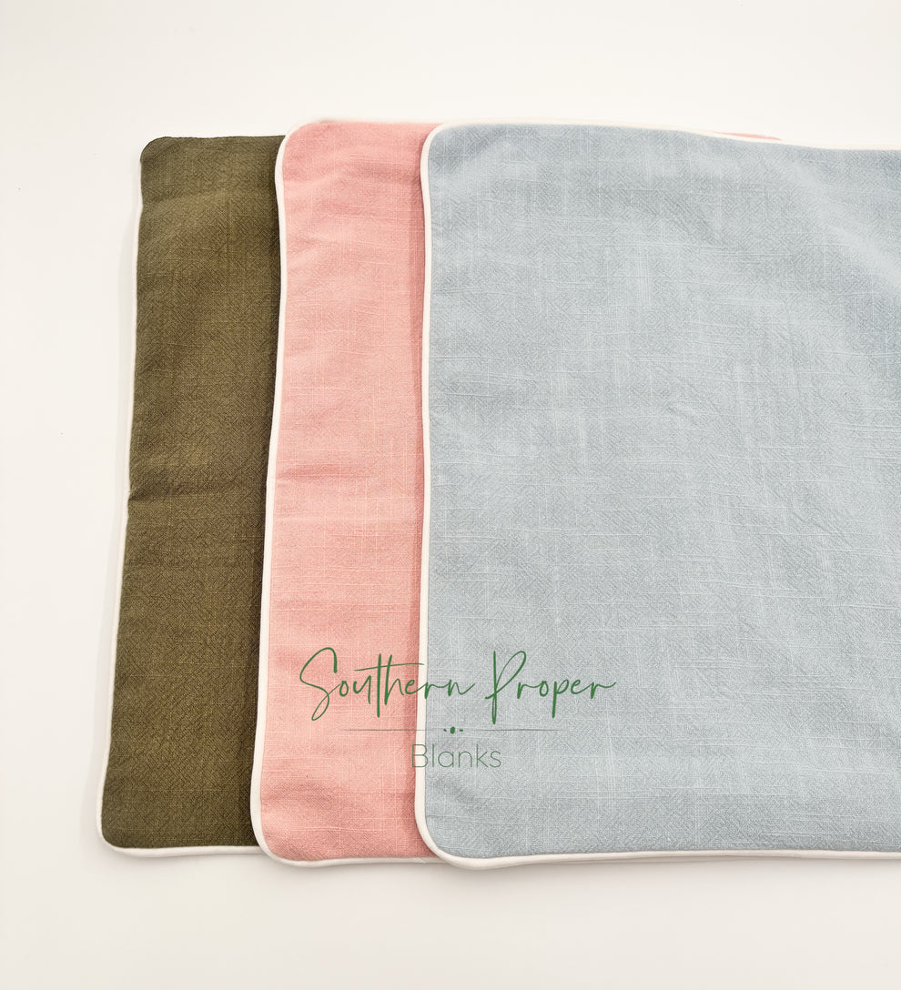 Pillowcase - Piping Edge Linen/Cotton – Southern Proper Blanks