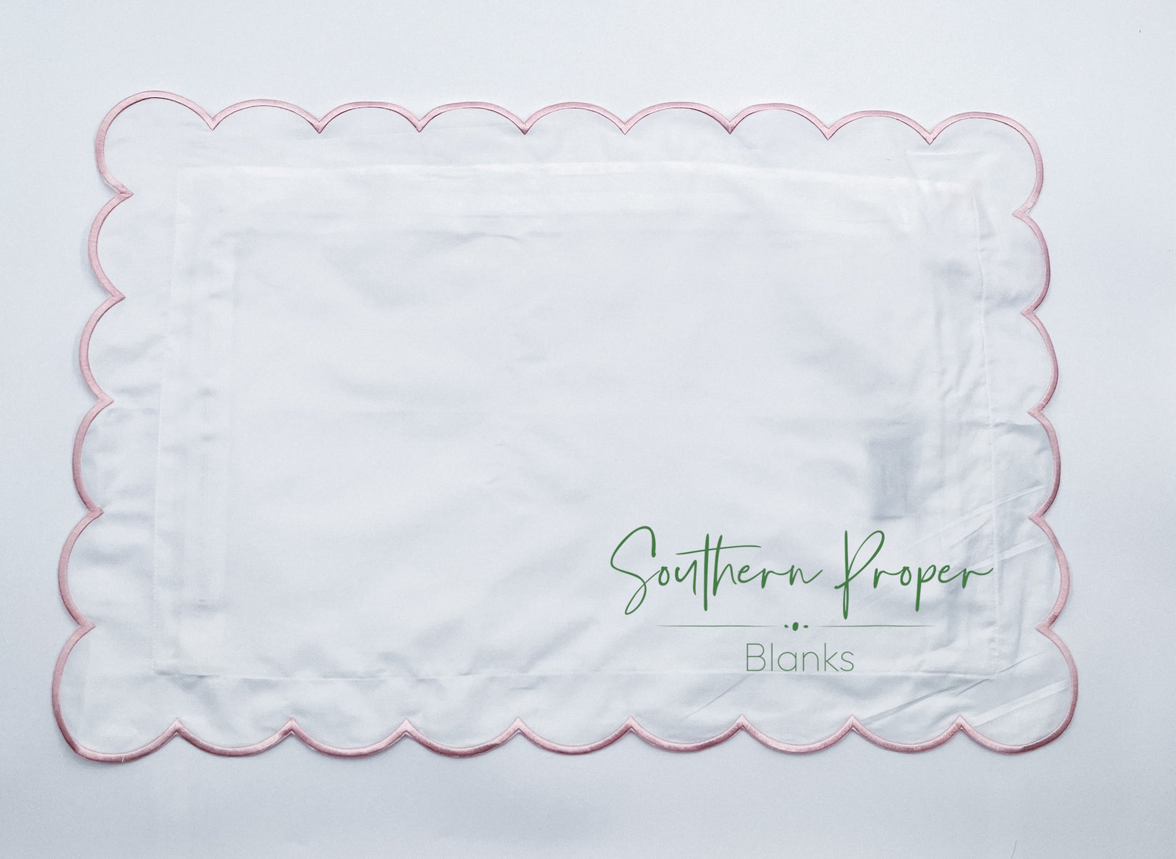 Pillowcase - Scalloped edge – Southern Proper Blanks